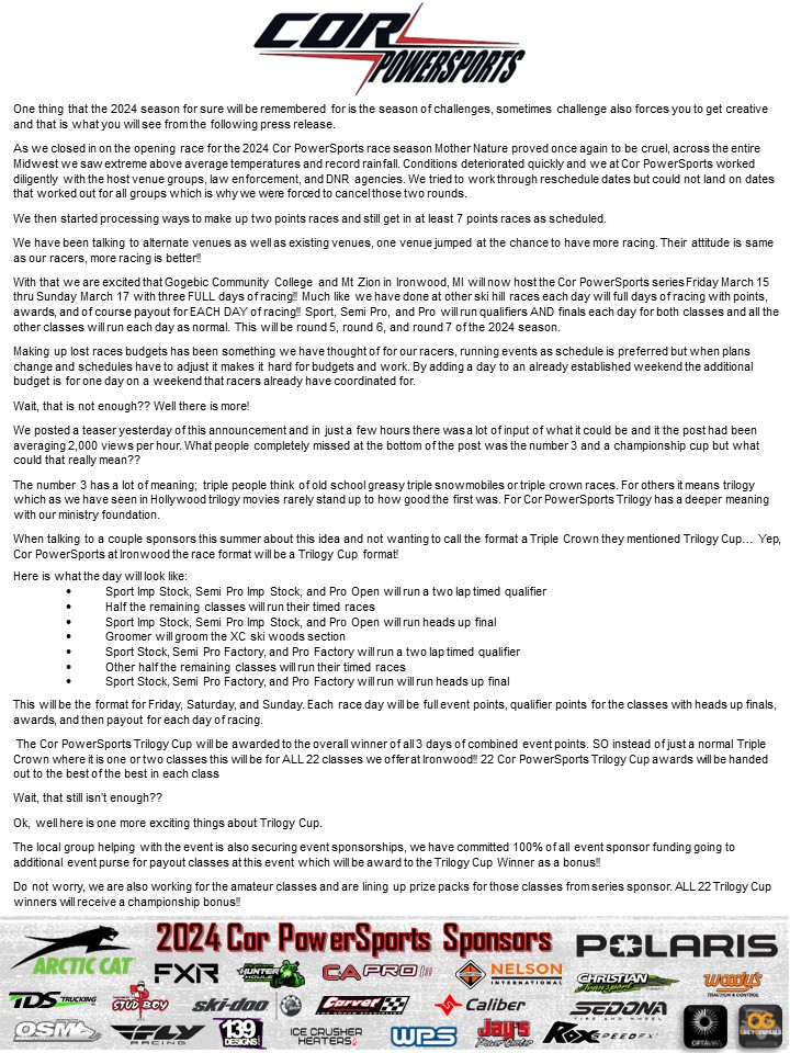 News Blog - Cor Powersports